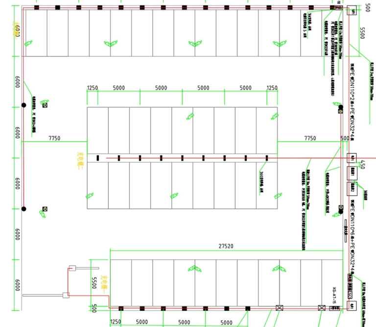 1368 Square Meter Steel Structure Parking Lot in USA - Steel Building ...