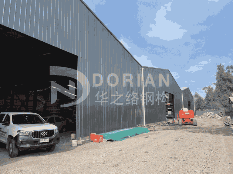 3000 Square Meters Steel Structure Warehouse in Chile - Steel Building ...